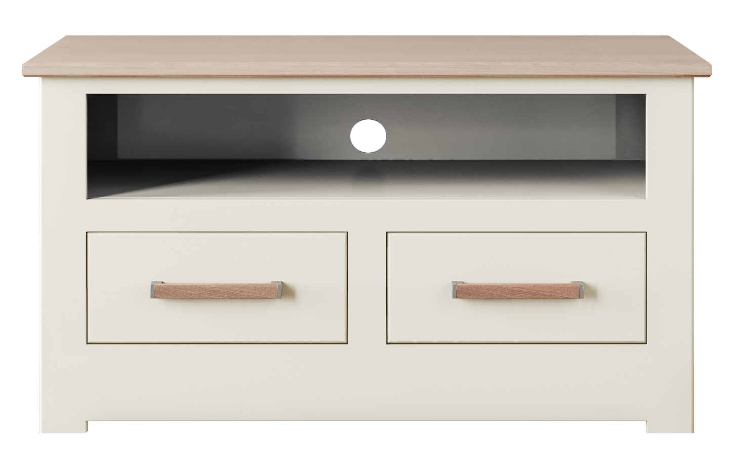 Modo Dining Open Shelf TV Unit with Drawers - Carters Furniture Online