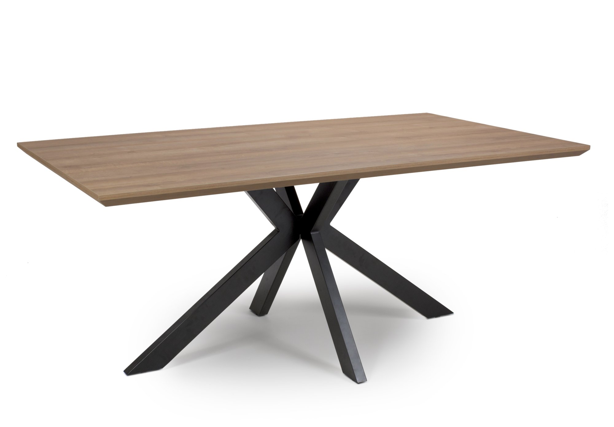 Manhattan 180cm Rectangular Table in Light Walnut - Carters Furniture ...