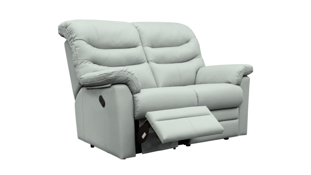 G Plan Ledbury Leather 2 Seater Single Manual Recliner Sofa LHF ...